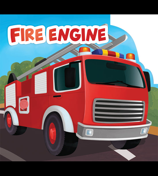 My First Shaped Board Book For Children: Transport - Fire Engine, Die ...