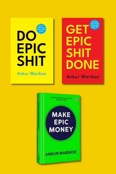 Ankur Warikoo Combo: 3 Books – 99Bookstore